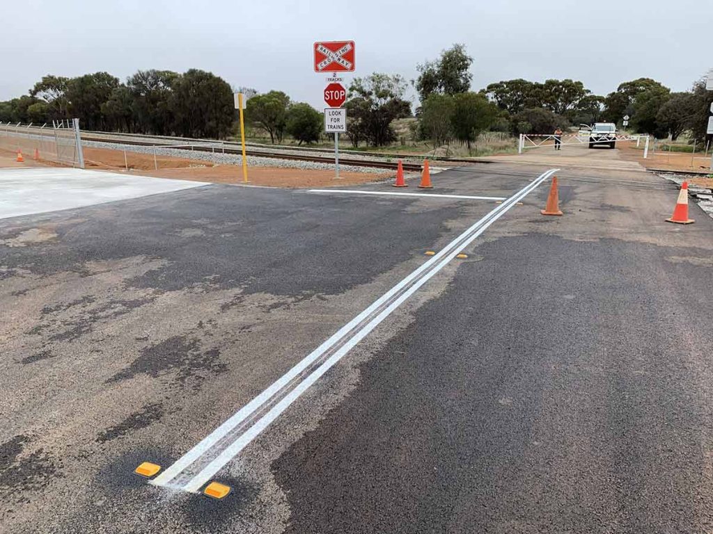 CBH Brookton Road Marking - Delineation Line Marking